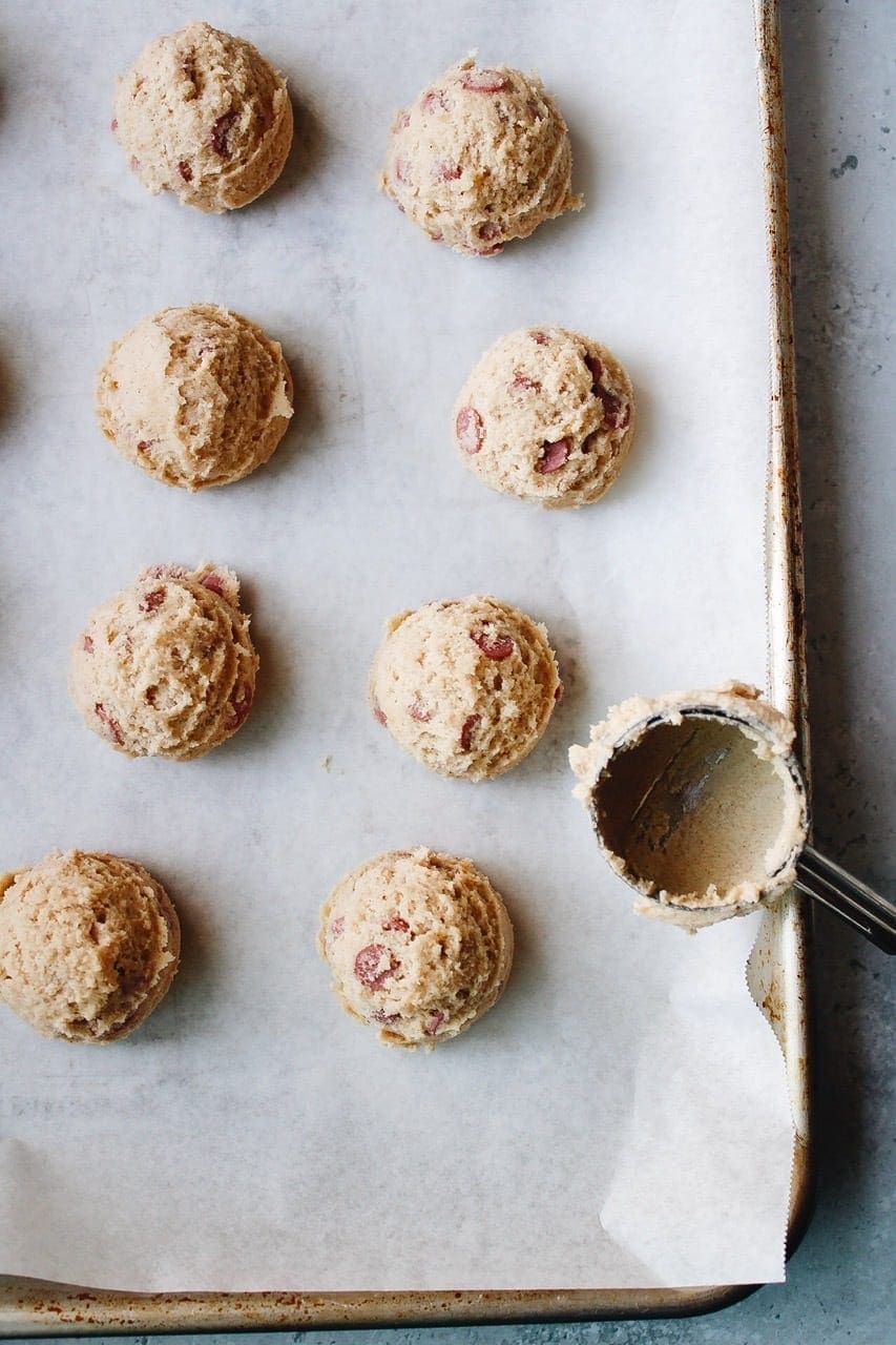 Ruby Chocolate Chip Cookies - The Fig Jar