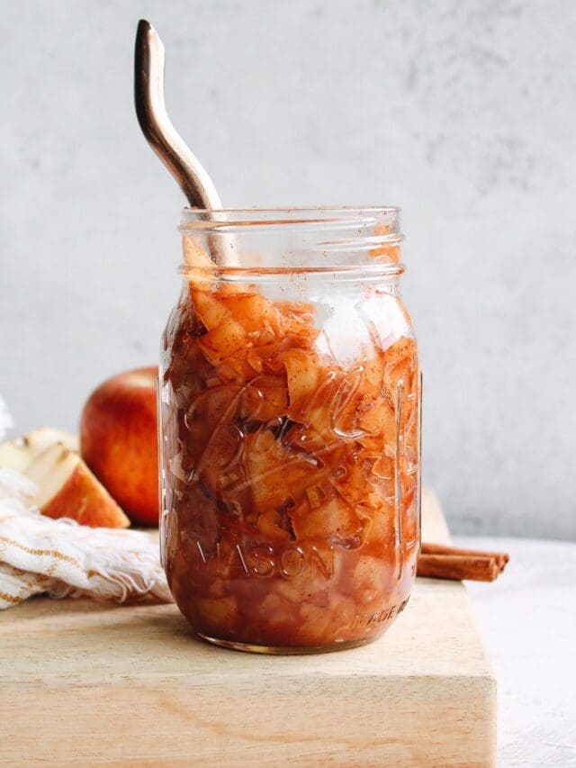 CINNAMON APPLE COMPOTE - The Fig Jar