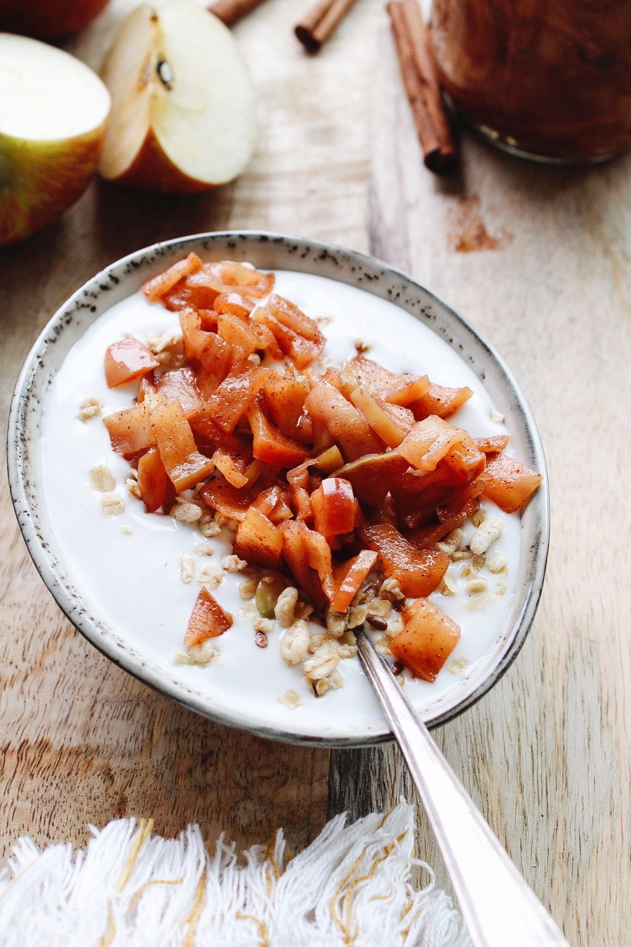 Cinnamon Apple Compote - The Fig Jar