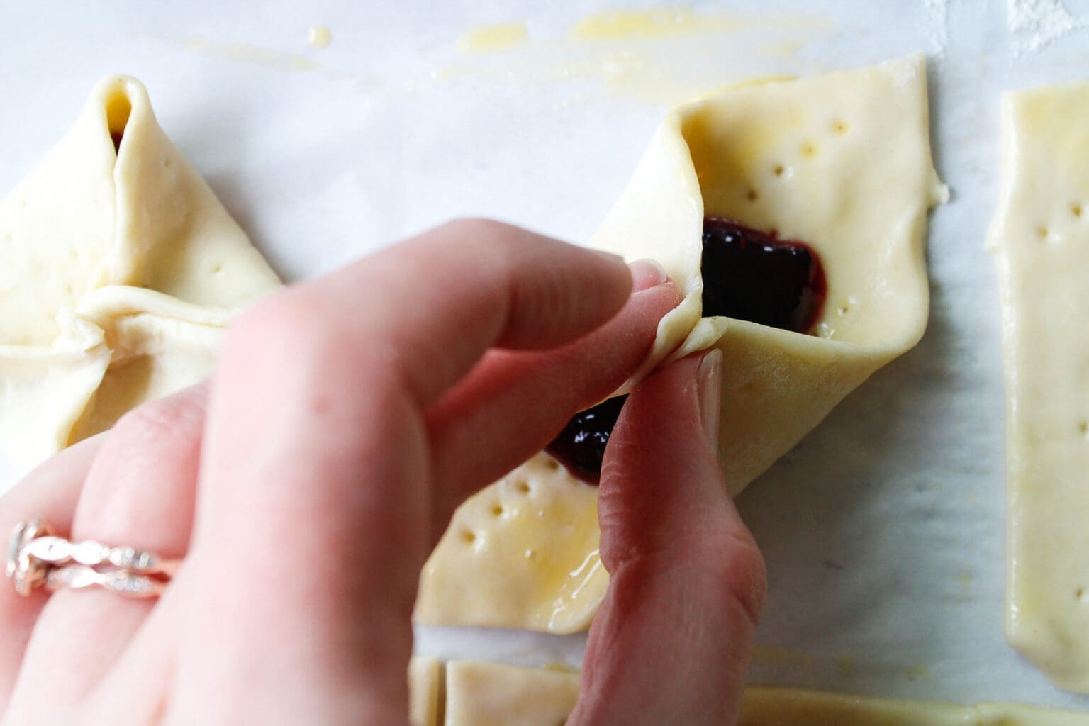 Jam Puff Pastry Tarts - The Fig Jar