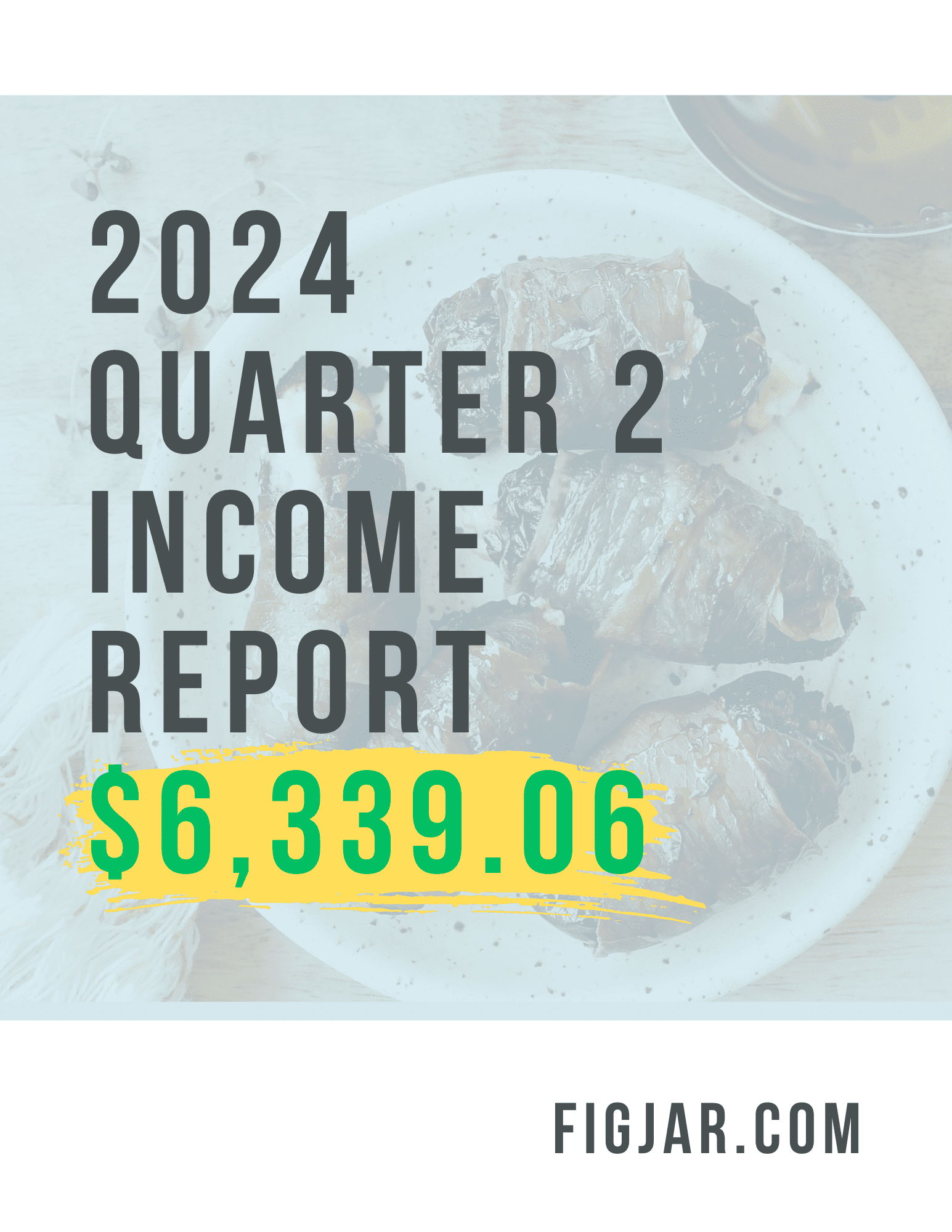 FOOD BLOG INCOME REPORT – QUARTER 2 2024 - The Fig Jar