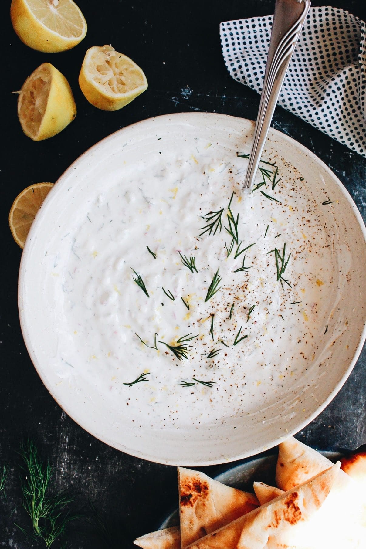 Homemade Feta Tzatziki Sauce Recipe - The Fig Jar